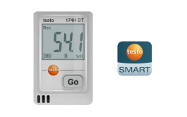 testo 174H Datenlogger mit internem Sensor für Temperatur und relative ...